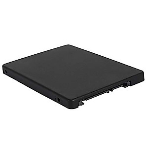 Mini Pcie mSATA SSD to 2.5 inch SATA3 Adapter Card with Case 7 mm Thickness Black