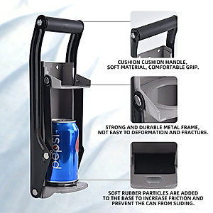 Can Crusher, CNAODUN for Recycling Heavy Duty Aluminum Wall Mounted Can Crusher, Soda Beer Can Smasher with Bottle Opener for 12 Oz and 16 Oz Cans