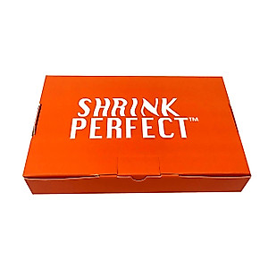 Clear Perforated Shrink Band for 4 Ounce Flat Tins, 8 Ounce Tall Tins (250 Pack)