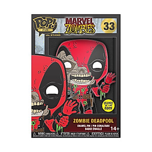 Funko Pop! Pin: Marvel Zombies: Zombie Deadpool Glow in The Dark