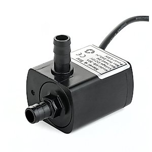 Mavel Star 12 Volt Small Mini Submersible Water Pump for Camping DIY Swamp Cooler PC CPU Water Cooling Fountain Water Fall 63 GPH