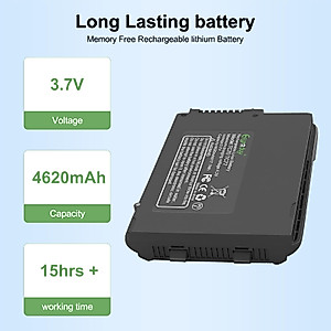 Eeyrnduy 4620mAh Barcode Scanner Battery for Motorola Symbol Zebra TC55 TC70 TC75 TC77 TC700H TC700K TC70X TC720L TC75X Barcode Scanner Replacement Battery BT-000318, BT-000318-01