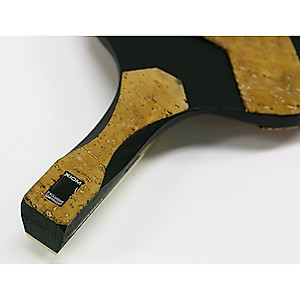 JISAM TRADE Champion XIOM M8.0P Ping Pong Racket Table Tennis Penholder Type for Professional + Key Ring