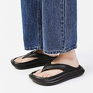 successthop Women's Sandal - Lightweight Orthotic Flip Flops with Arch Support Soft Pillow Thong Sandals Ultra Soft Comfort Sandals