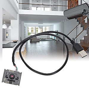 Kuuleyn 3 MP Camera Module, Module Camera, Manual Camera Module, 64° 3.5mm Manual Focus Webcam Board with USB Cable HBVCAM 3M2111 V22