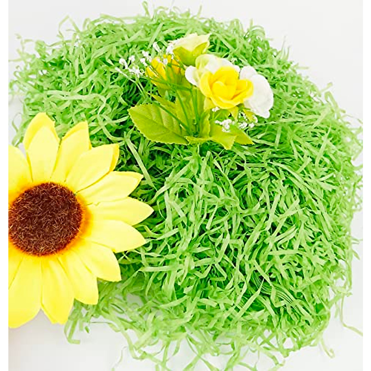 Wittocs Easter Grass Recyclable Shred Paper Super Large Pack Easter Gift Basket Filler Easter Party Decoration Wrapping Basket Filling