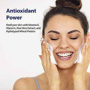 Dr. Denese SkinScience Hydrating Cleanser with Powerful Antioxidants Vitamin E, Aloe Vera Extract - Remove Make-Up, Dirt & Oil Without Drying Out Skin - Cruelty-Free - 6oz