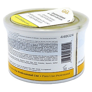 GiGi Tin Brazilian Body Hard Wax, 14 Ounce (414ml) (3 Pack)