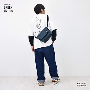 Snoopy SPZ-1684 snoopy0027 Shoulder Bag, Green, One Size