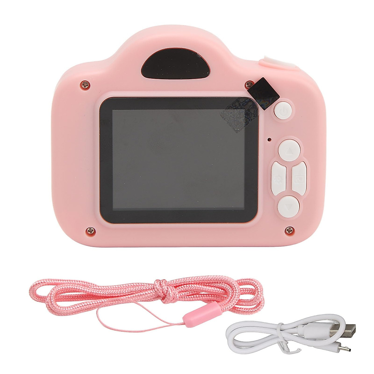 Kids Digital Camera, Photography Camera Automatic Focusing Single Lens for Early Education (Pink)