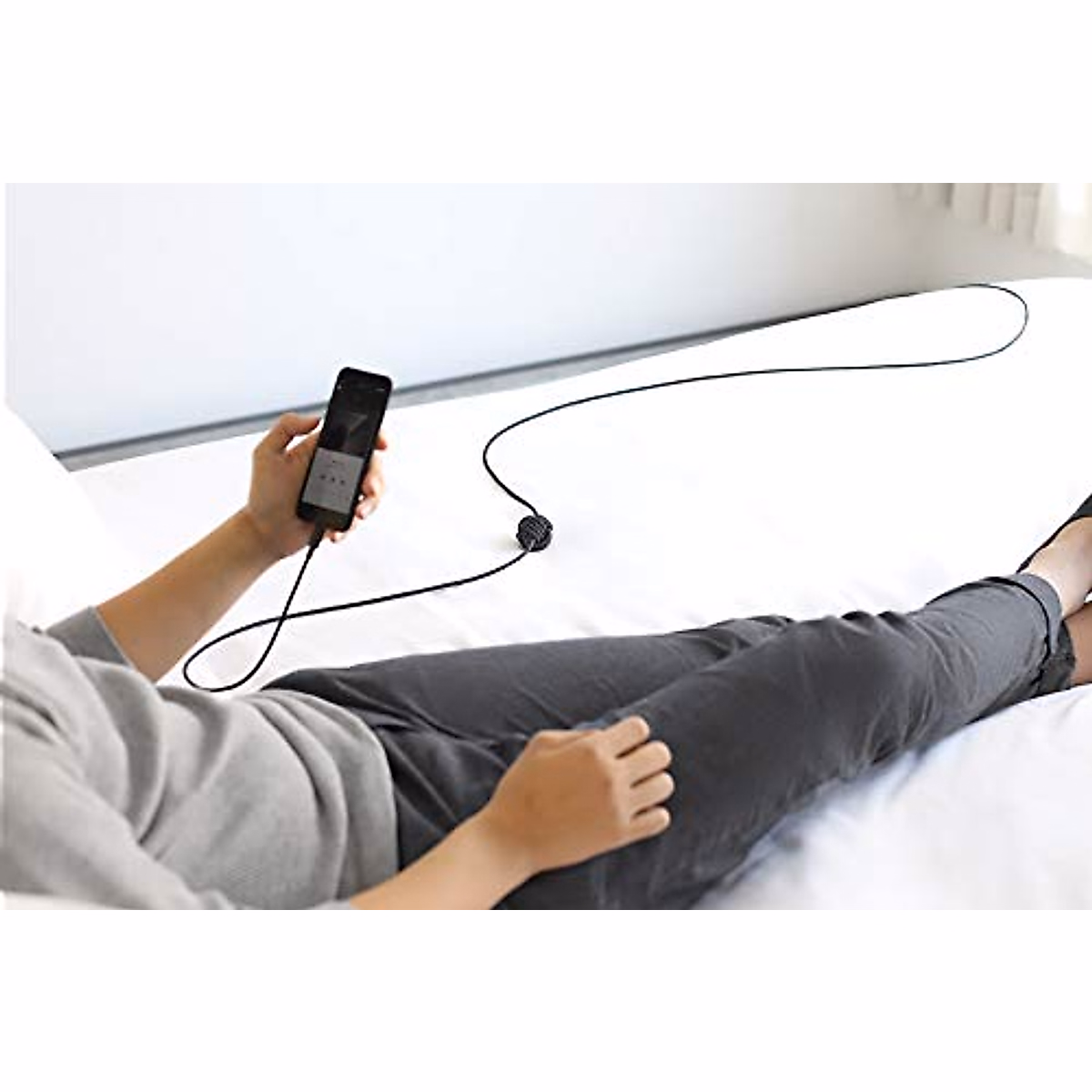 Native Union Night Cable - 10ft Ultra-Strong Reinforced [MFi Certified] Durable Lightning to USB-A Charging Cable with Weighted Knot Compatible with for iPhone 14, iPhone 13 and Earlier (Cosmos)