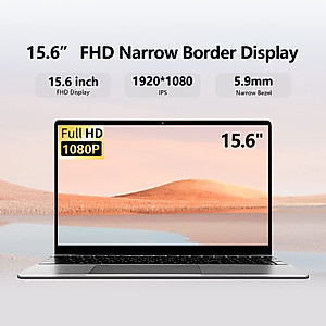 VGKE [Windows 11 Home] M15 Laptop AMD Ryzen 7 3700U RX Vega 10 Graphics 16GB DDR4 256GB SSD Backlit Keyboard, WiFi, BT4.2 (Silver)