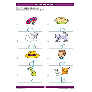 School Zone - Big Spelling Grades 1-3 Workbook - 320 Pages, Ages 6 to 9, 1st Grade, 2nd Grade, 3rd Grade, Letter Sounds, Consonants, Vowels, Puzzles, Games, and More (School Zone Big Workbook Series)