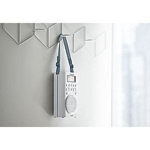 Sangean H205 AM/FM Weather Alert Waterproof Shower Radio White
