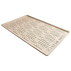 Xtreme Mats - Waterproof Under Sink Mat for Kitchen, Pick Your Size - 34" 1/4 x 22 1/4 - Kitchen Cabinet Shelf Protector, Flexible Under Kitchen Sink Drip Tray Liner - CM-36-BEIGE