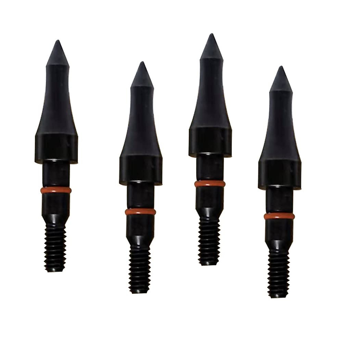 Field Points arrowheads 100 Grains Archery Field Points, 5/16'' Steel Screw in Archery Field Tips and Broadheads (1 Dozen 12 PCS), 2.9*2.3*0.6