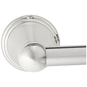 Amazon Basics Modern Towel Bathroom Bar, Satin Nickel, 24 Inch