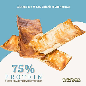 Fieldcrest Farms Nothin to Hide Flip Chips Chews for Dogs - All Natural Rawhide Alternative Treats for Dogs, Chicken, Beef or Peanut Butter Flavor Snack for All Breed Dogs (Beef, 8.5 Oz)