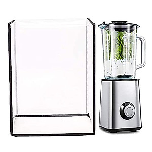 Clear Kitchen Blender Dust Cover,Blender Covers Compatible with Ninja Foodi Blender,Blender Covers For kitchen Appliance Covers,Blender Cover with Accessory Pocket.Juice Cover Gift For Women.