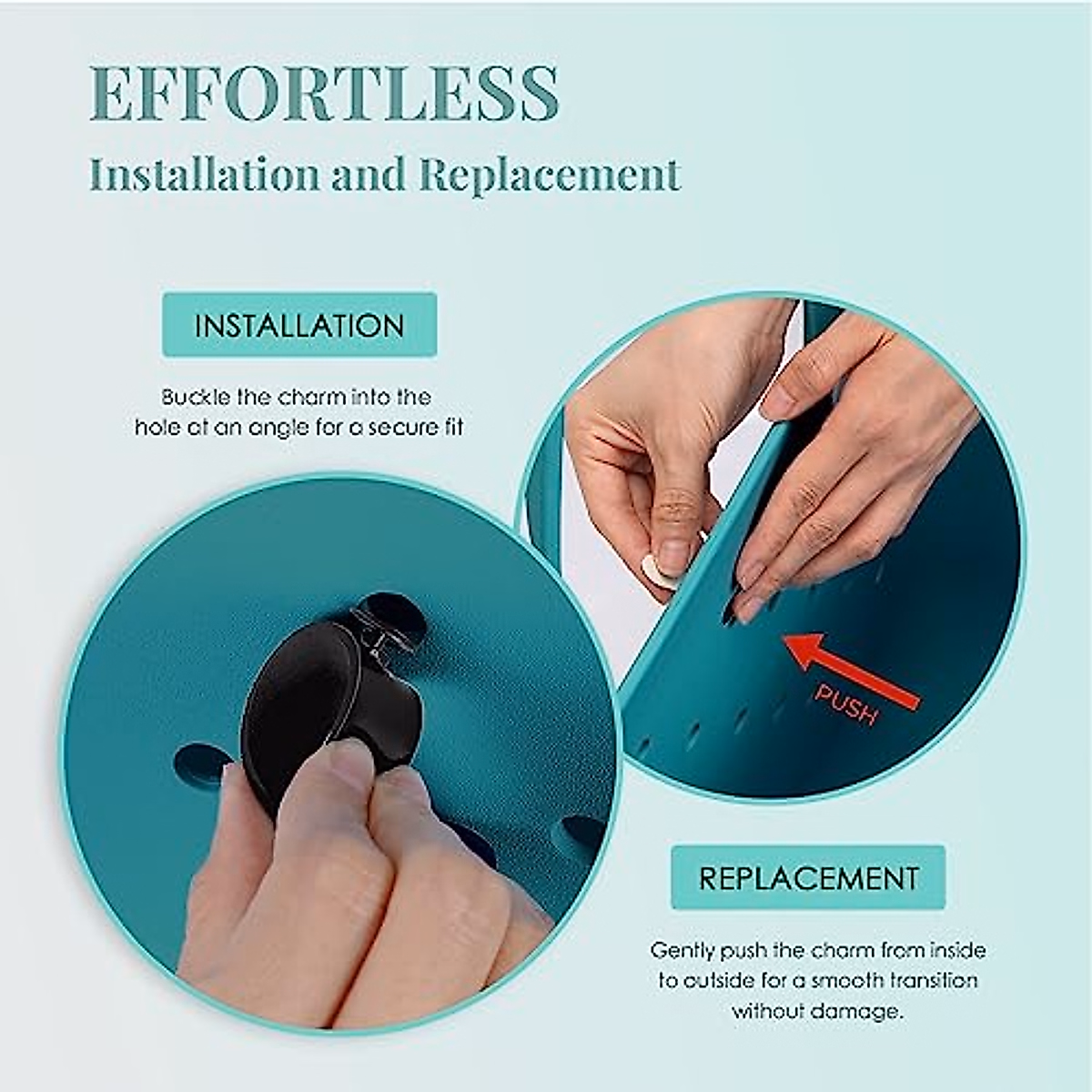 Matalde Rubber Beach Bag Accessories Charms - Windmill Beach Charm Accessories for Rubber Beach Totes with 0.5'' dia Holes Perfect for Summer Vibes