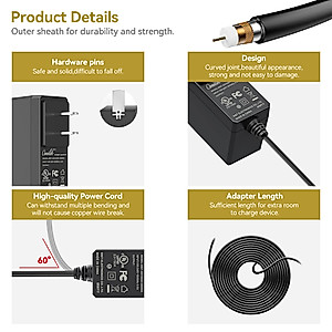 Omilik 6FT Long Cable UL Listed 12V 2.0A Switching Adapter Charger for Model ADS-26FSG-12 12024EPCU Power