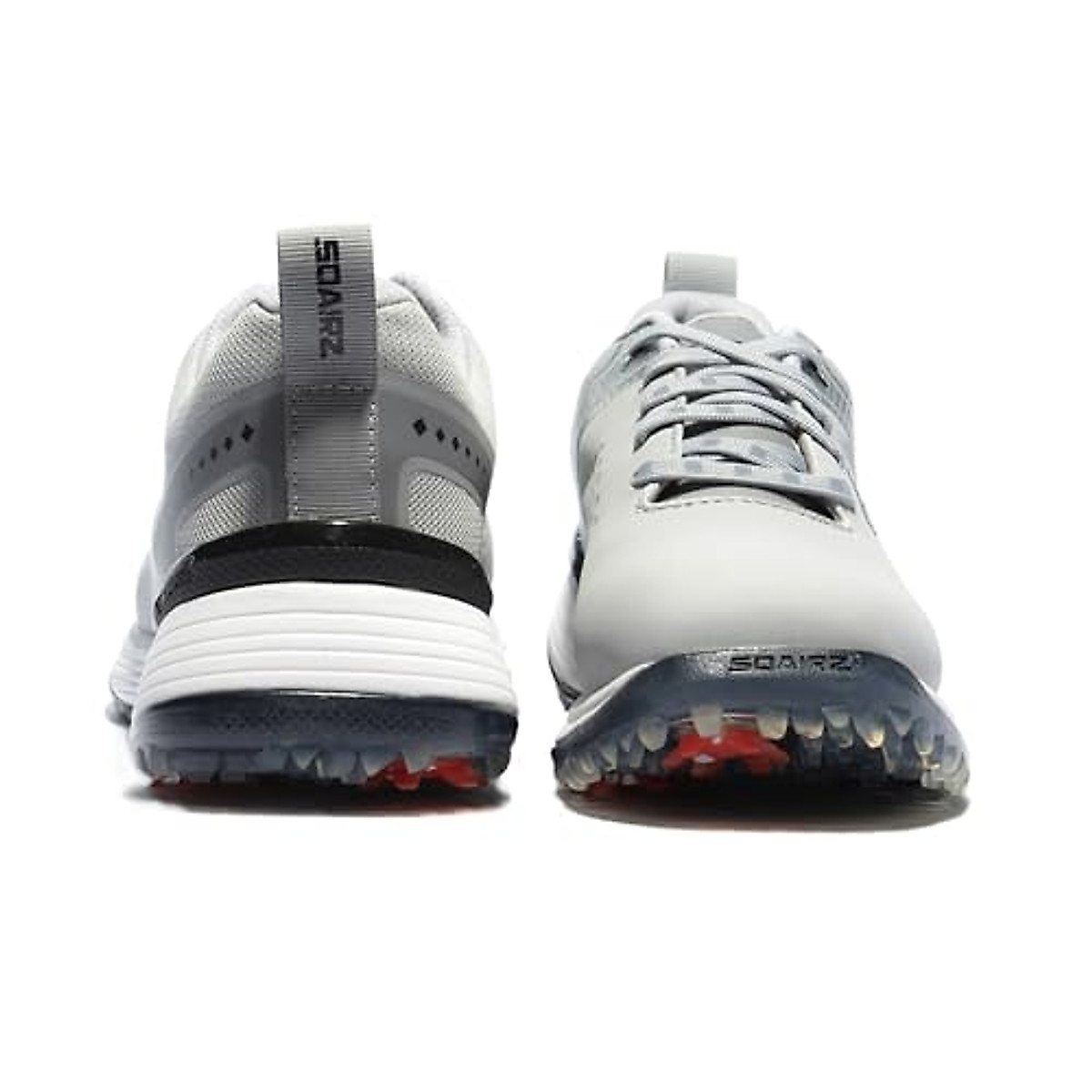 SQAIRZ Freedom Women's Athletic Golf Shoes, Golf Shoes, Designed for Balance & Performance, Replaceable Spikes, Waterproof, Golf Shoes Women with Spikes, Womens Golf Shoes, Golf Footwear Grey