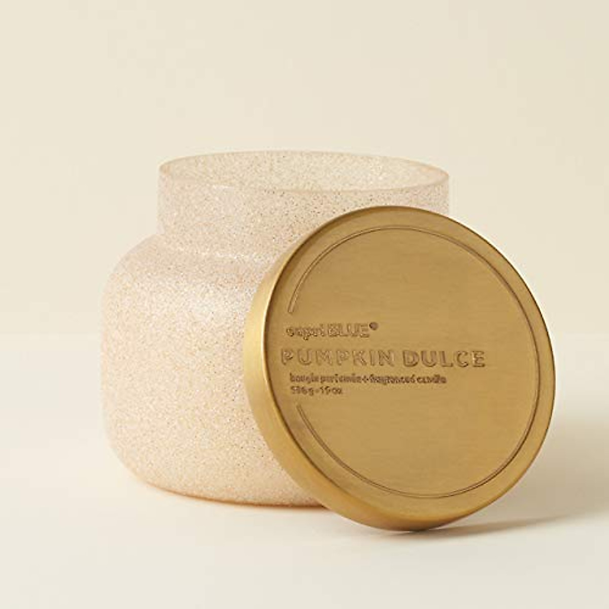 Capri Blue Pumpkin Dulce Candle - Glam Signature Jar Candle - Luxury Aromatherapy Soy Candle (19 Oz)