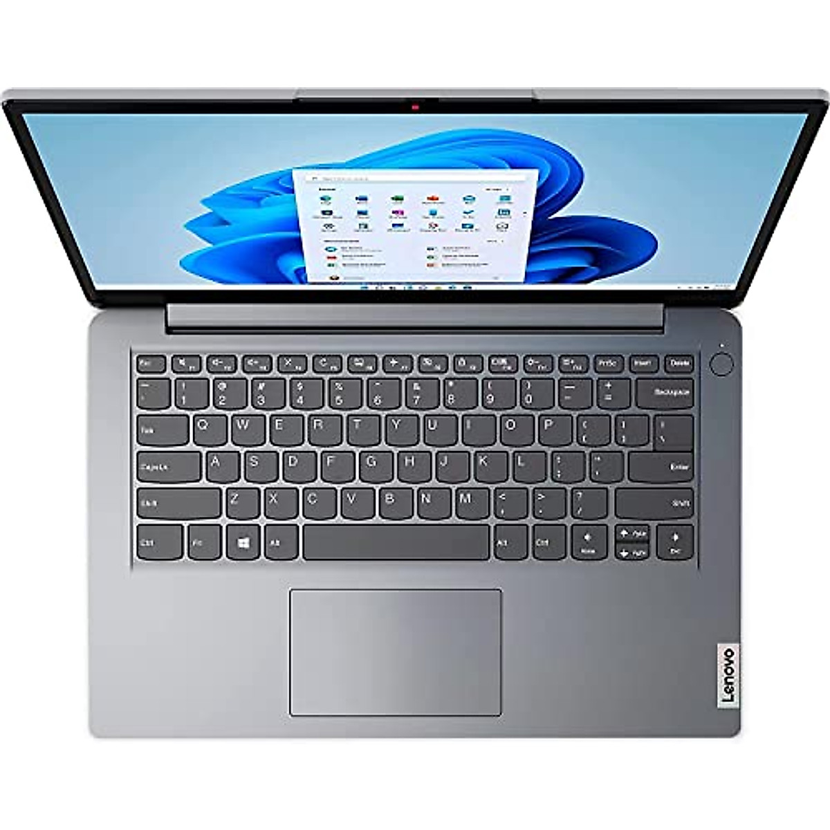 Lenovo Ideapad 1i 14" HD (Intel Celeron N4020, 4GB RAM, 128GB Storage (64GB eMMC + 64GB SD Card), UHD Graphics) Home & Education Laptop, Anti-Glare, Webcam, Wi-Fi 6, Type-C, Win 11 Home in S Mode