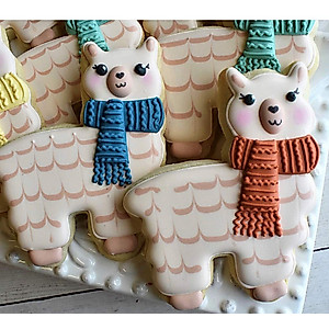 Llama and Alpaca Cookie Cutters 2-Pc. Set Made in USA by Ann Clark