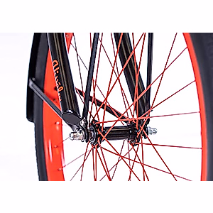 Vivelo Rider Beach Cruiser for Men Complete Bike | Lightweight Aluminium Frame, Coaster Brake, Lights Set, 26-Inch | Adult Bicycle Perfect for City, Outdoors, Terrain, Urban Hills | (3-Speed, Monza)