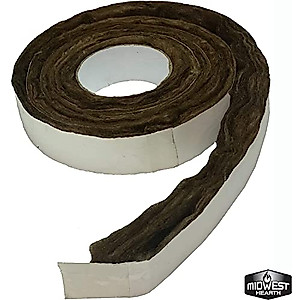 Midwest Hearth Fireplace Insert Insulation 10' Roll w/Self Adhesive Backing
