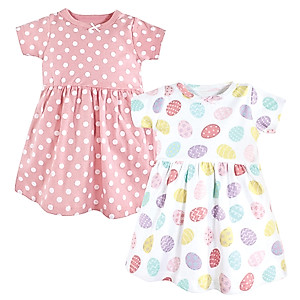 Hudson Baby baby girls Hudson Infant Girl Cotton Dresses, Easter Eggs, 18-24 Months Casual Dress, Easter Eggs, Months US