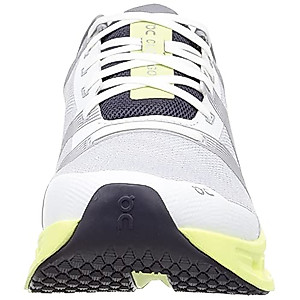 On Women's Cloudgo Sneakers, Frost/Hay, White, Green, 5 Medium US