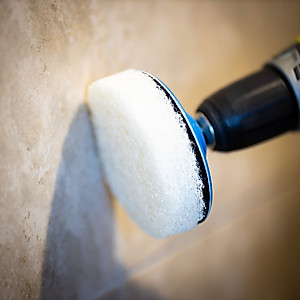 Water Spot Remover, Plus Drill Brushes and Pads, Home Deep Cleaning Kit for Kitchen and Bathroom, Clean Tile and Grout, Cleaning Brush for Drill, Drill Scrub Brush, Drill Brush Attachment