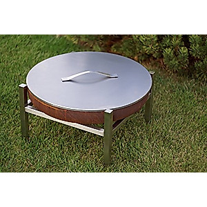 Curonian Fire Pit Stainless Steel Cover/Lid - 25"