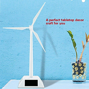 Solar Wind Mill Model Toy,Wind Mill Sails Will Begin to Spin Under The Strong Light,as Teaching Tool or Desktop Decoration