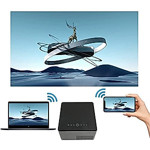 Feilx Mini Projector 2022 Upgraded Portable Video-Projector,Full HD 1080P LED Projector for Home Theater 7200 Lumens WiFi Mirroring USB Speakers