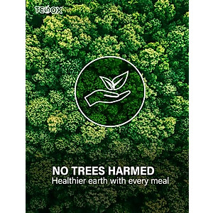 Teoox 100% Compostable Oval Plates Biodegradable Plates, BPI-Certified Eco Paper Plates, Bagasse Platter Plates, Recyclable Paper Plates, Sugarcane Plates (12.5 Inch - 40 Count)