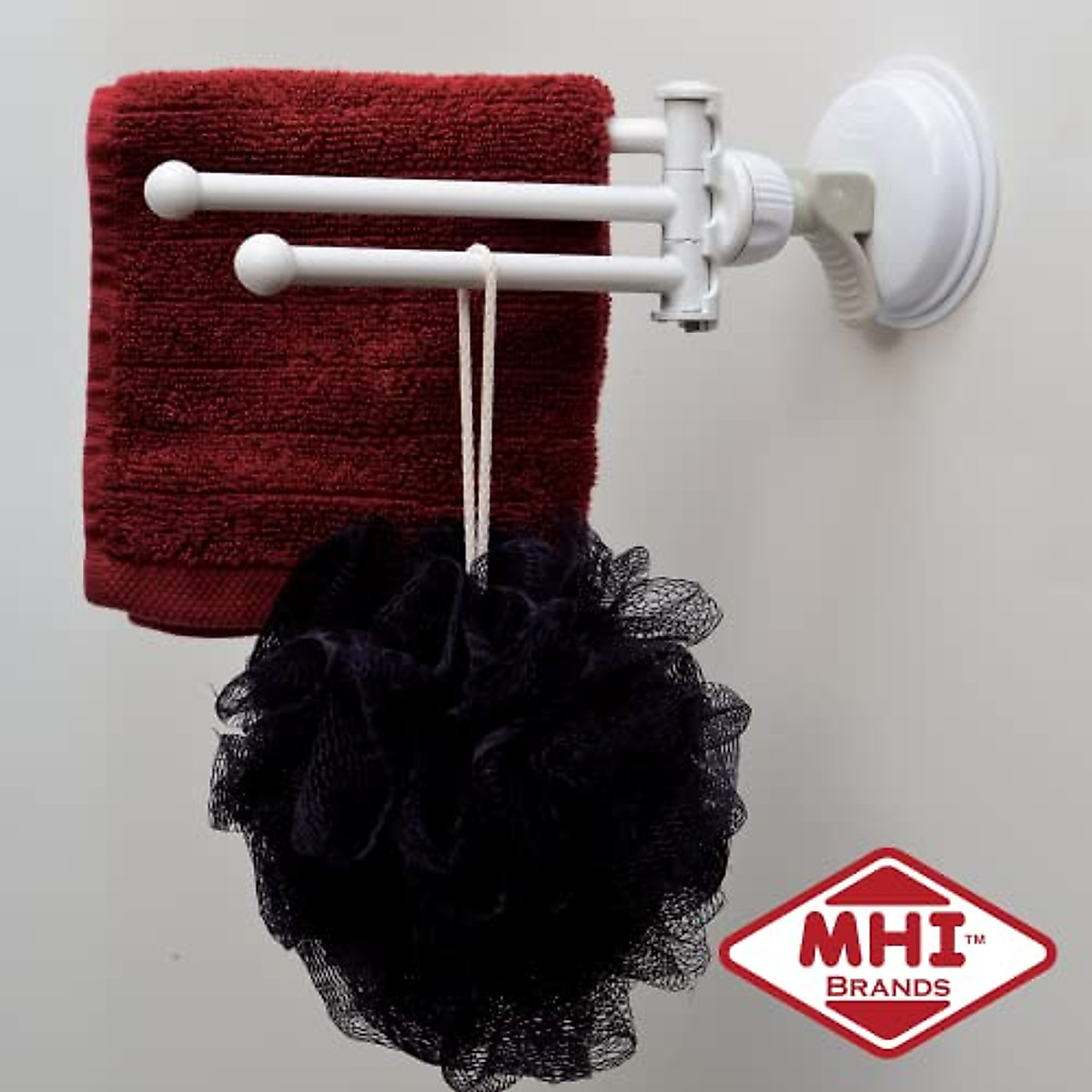 Changing Lifestyles Safe-er-Grip Drip Dry Portable Drying Rack, White with 3 prongs,11.5x17 Inch (Pack of 1)