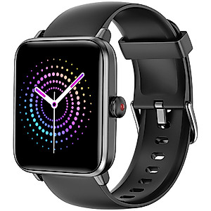 LIVIKEY Smart Watch, Fitness Tracker with Heart Rate Monitor, Blood Oxygen, Sleep Tracking, 41mm Smartwatch Waterproof with Pedometer for Women Men Watch Compatible with Android iOS Phones