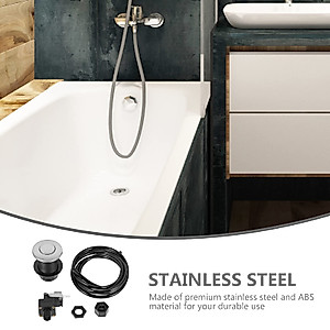 1 Set Pneumatic Switch Garbage Disposal Hose Disposal Button and Bathtub Air Bathtub Supplies Air for Garbage Disposals Garbage Disposal Air Food Air for Garbage Disposal