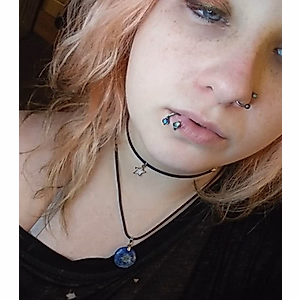 Cisyozi 16G Lip Rings Hoop Piercing Jewelry for Women Stainless Surgical Steel Spiral Horseshoe septum Ring Dragon Claw Tragus Helix Cartilage Earring Hoop Piercing Jewelry for Women Men 16 Gauge 8mm