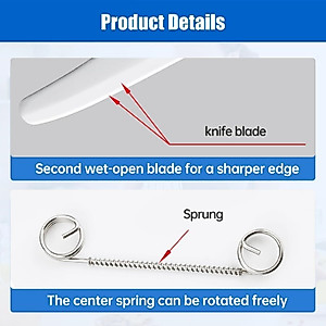 Generic Quick Slicing Knife, 2024 New 3 in 1 Multifunctional Fruit Peeling Knife with Removable Spring, Kitchen Household Sharp Stainless Steel Fruit and Vegetable Fruit Slicing Knife (1)