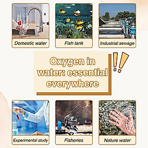 Dissolved Oxygen Test Kit - Accurate Water Testing for Freshwater, Saltwater Aquariums, Ponds, Sewage, etc. - All-in-One Solution, Quick and Easy Results