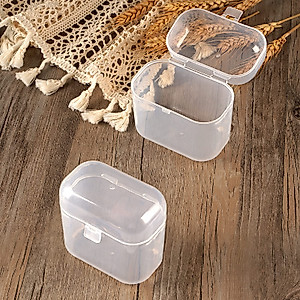 Accmor Pacifier Container Can Storage 2 Pacifiers, Baby Pacifier Holder Case for Travel, BPA Free,Transparent