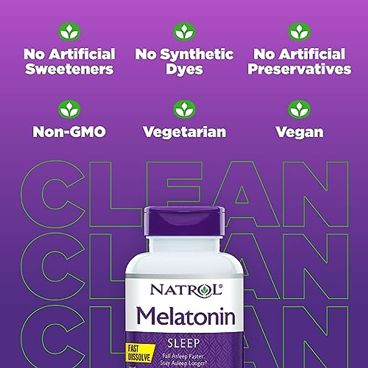 Natrol Melatonin 5mg, Strawberry-Flavored Dietary Supplement for Restful Sleep, 200 Fast-Dissolve Tablets, 200 Day Supply