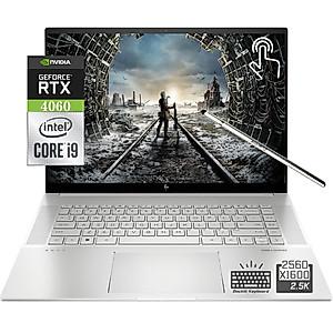 HP 2023 Envy 16" Touchscreen Gaming Laptop, GeForce RTX 4060, 13th Gen 14-Core Intel i9-13900H, 16:10 WQXGA (2560 x 1600) Display, 16GB DDR5 5200MHz RAM, 1TB SSD, Backlit KB, Thunderbolt 4, Win11 H