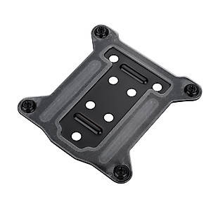 ASHATA CPU Waterblock,Richer-R Computer PC CPU Water Cooling Block Waterblock Liquid Cooler Copper Base with Temperature Display for