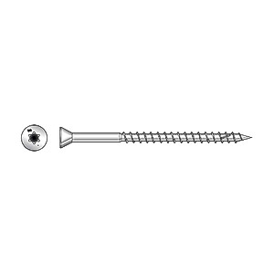 Simpson Strong-Tie T07225WPP Deck-Drive DWP Wood SS Screw — 7 x 2-1/4 in. T-15, Trim Head, Type 316 (350-Qty)