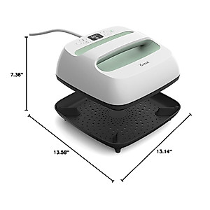 Cricut EasyPress 2 Heat Press Machine (9 in x 9 in), Ideal for T-Shirts, Tote Bags, Pillows, Aprons & More, Precise Temperature Control, Features Insulated Safety Base & Auto-Off, Mint
